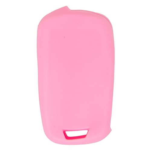 Keyless2Go Replacement for New Silicone Cover Protective Case for Select GM Flip Remote Key Fobs OHT01060512 - Pink