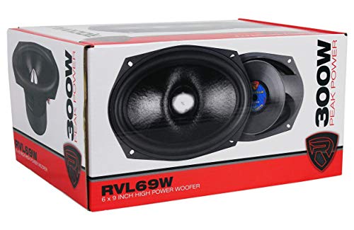 Rockville (2) RVL69W 6x9 600w Cast Aluminum Car Subwoofers Sub Woofers