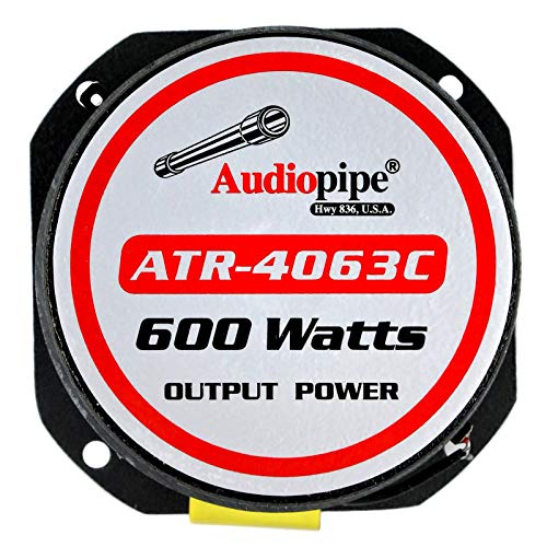 1 Speaker 2 Inch Heavy Duty Titanium Super Tweeter 600 Watts ATR-4063C