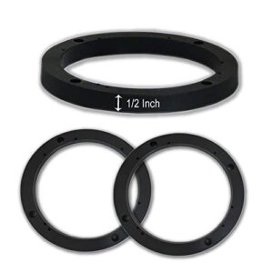 universal 1/2 inch plastic depth ring adapter/spacer for 6.5″ car speakers