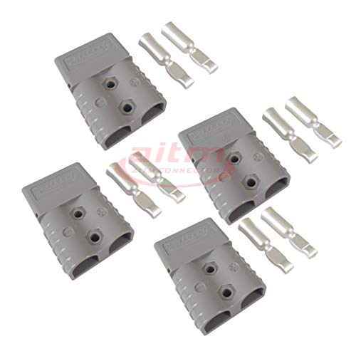 120A Battery Connector Quick Connect Battery Modular Power Connectors Quick Disconnect (Grey)