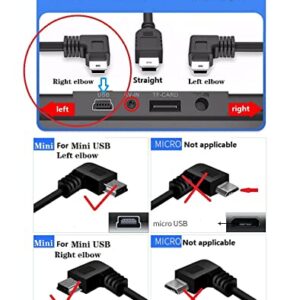 Dash Cam Charger Cable ，Garmin Charging Cable，Garmin Power Cable， for Garmin Dash Cam, Garmin GPS, MP3 Player，Garmin GPS Navigator, for 12V-24V Car and Truck Car Power Adapter Cable