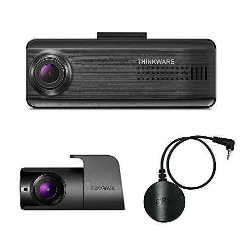 Thinkware F200 PRO Full HD 1080P WiFi Dash Cam (Front & Rear Cam, 32GB, Hardwiring, GPS Antenna) (Renewed)