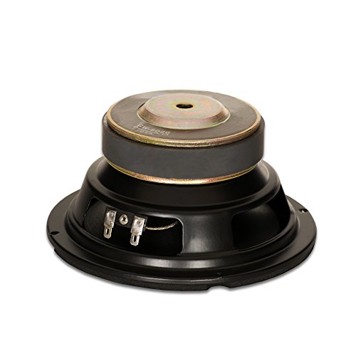 Goldwood Sound GW-6028 Rubber Surround 6.5" Woofer 170 Watts 8ohm Replacement Speaker Black