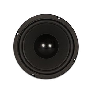 Goldwood Sound GW-6028 Rubber Surround 6.5" Woofer 170 Watts 8ohm Replacement Speaker Black