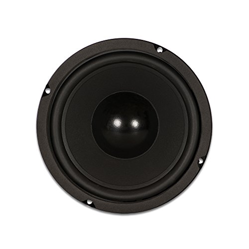 Goldwood Sound GW-6028 Rubber Surround 6.5" Woofer 170 Watts 8ohm Replacement Speaker Black