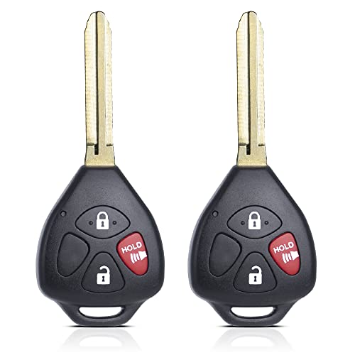 Key Fob Remote Replacement Fits for Scion XB 2008 2009 2010 2011 2012 2013/Toyota Rav4 2006 2007-2010 HYQ12BBY Keyless Entry Remote Control 89070-42660 89070-42670 89070-12380 4D67 Chip(Pack of 2)