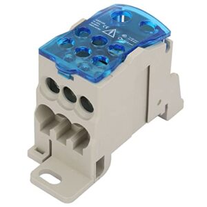 Liccx 125A Block Distribution Box£¬Din Rail Terminal Block Distribution Box£¬Electric Wire Connector Universal Power Junction Box£¬for Power Distribution cabinets, Distribution Boxes