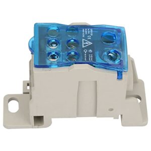 Liccx 125A Block Distribution Box£¬Din Rail Terminal Block Distribution Box£¬Electric Wire Connector Universal Power Junction Box£¬for Power Distribution cabinets, Distribution Boxes