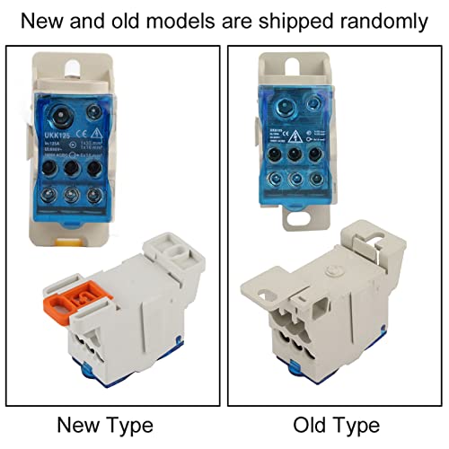 Liccx 125A Block Distribution Box£¬Din Rail Terminal Block Distribution Box£¬Electric Wire Connector Universal Power Junction Box£¬for Power Distribution cabinets, Distribution Boxes