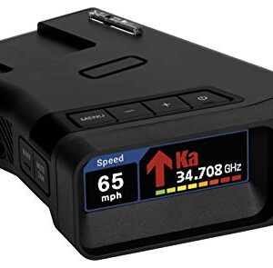 Uniden R7 EXTREME LONG RANGE Laser/Radar Detector, Built-in GPS w/ Real-Time Alerts, Dual-Antennas Front & Rear w/Directional Arrows, Voice Alerts, Red Light Camera and Speed Camera Alerts