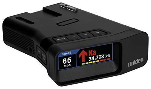 Uniden R7 EXTREME LONG RANGE Laser/Radar Detector, Built-in GPS w/ Real-Time Alerts, Dual-Antennas Front & Rear w/Directional Arrows, Voice Alerts, Red Light Camera and Speed Camera Alerts