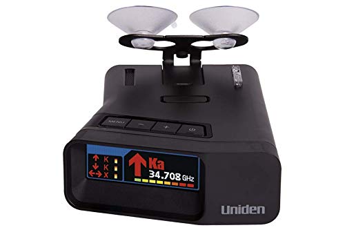 Uniden R7 EXTREME LONG RANGE Laser/Radar Detector, Built-in GPS w/ Real-Time Alerts, Dual-Antennas Front & Rear w/Directional Arrows, Voice Alerts, Red Light Camera and Speed Camera Alerts