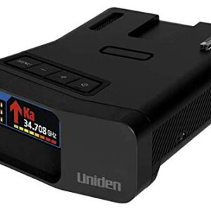 Uniden R7 EXTREME LONG RANGE Laser/Radar Detector, Built-in GPS w/ Real-Time Alerts, Dual-Antennas Front & Rear w/Directional Arrows, Voice Alerts, Red Light Camera and Speed Camera Alerts