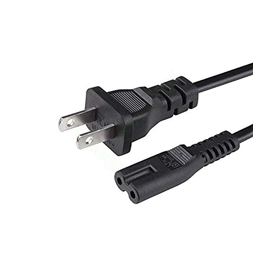 PPJ AC Power Cord Outlet Socket Cable Plug Lead for JVC RC-ST1 RC-ST1SL RCST1 SL RC-ST1SLEB RC-ST1RD RC-ST1BK Cassette CD Boombox Boom Boxes Disc Player Portable System