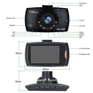 Car Dash Cam Camera Video DVR Recorder Night Vision+G-Sensor 1080P HD 2.4" LCD Car Dash Cam DVR Recorder Night Vision Video Camera G-Sensor