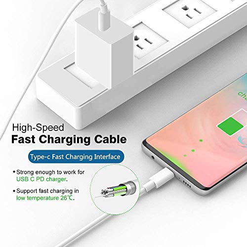 Wyness USB C Charger,18W/20W 9V/ 2A 5V/3A Type-c Power Adapter,Compact USB C PD 3.0 Wall Charger,Compatible with iPhone 13 Pro Max/12/11, Galaxy S22 Ultra/S21/S20, Pixel 6, MacBook Air, iPad Pro