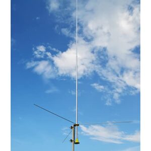 uayesok 20ft cb base station antenna, 27mhz 11meter aluminum alloy cb base antenna 3.5dbi 100w