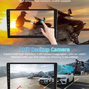 2+32G Android Radio for Honda Accord 8th 2008-2013 Support Wireless Carplay&Android Auto with 10.1" Touchscreen GPS Navigation Bluetooth USB WiFi FM/RDS Radio Receiver Backup Camera Head Unit Player