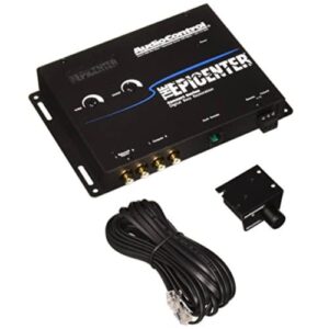 audiocontrol epicenter digital bass control processor, car audio enhancer with wired remote control (black)