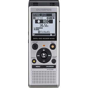 olympus digital voice recorder ws-852, silver (renewed)