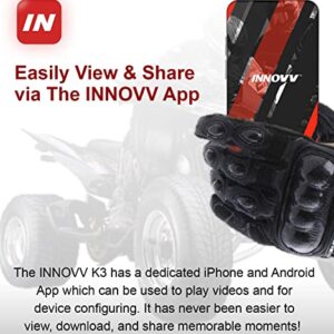 INNOVV K3 Dual Channel Motorcyle Motocam with WiFi, GPS, Parking Mode and IP67 Water-Resistant (microSD Card not Included)