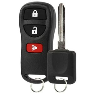 keyless entry remote fob + ignition key (fits nissan infiniti kbrastu15 46)