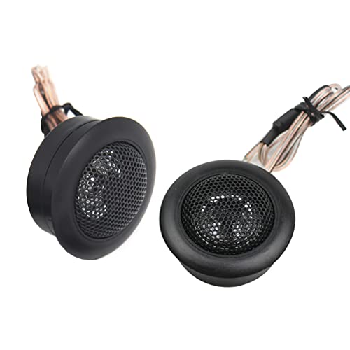 ZYHW Car Tweeter Speaker 1-Inch 200 Watt Silk Dome Tweeters Audio Component Tweeters Premium Speaker System Tweeter Kit Original Sound Playback,Pair