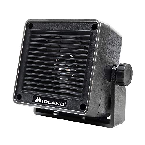 Midland – 21-404C Retro External Speaker – Compatible with CB and MicroMobile Radios – 6 Watts of Power with Swivel Base Bracket