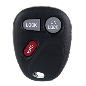 eccpp keyless entry remote key fob for chevy silverado blazer s10 suburban tahoe/for gmc sierra sonoma yukon/bravada series kobut1bt (pack of 1)