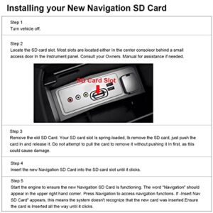 ZAORD Latest 2022 F0RD Navigation SD Card A13 Car GPS Card Update USA/Canada Maps Compatible with Ford/Lincoln Sync2 Navigation System, Ford F150 Navigation SD Card GM5T-19H449-AG