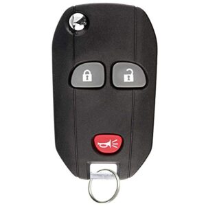 for 05-11 buick pontiac chevy saturn keyless entry remote key fob 3btn flip 15777636 kobgt04a