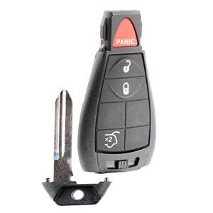 key fob fits jeep commander/jeep grand cherokee keyless entry smart remote (m3n5wy783x, iyz-c01c)