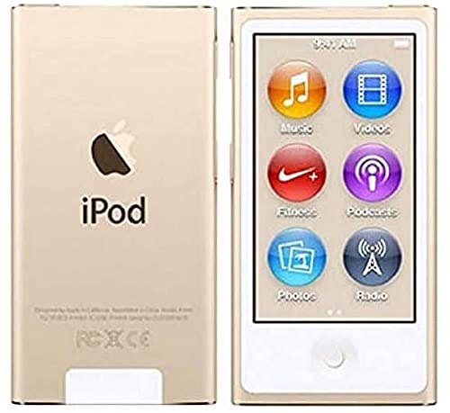 M-Player iPod Nano 16GB Gold 8th Generation with Generic Accessories [Packaged in White Box]