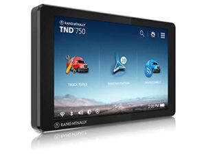 rand mcnally tnd 750 7-inch gps truck navigator, easy-to-read display, custom truck routing and rand navigation 2.0