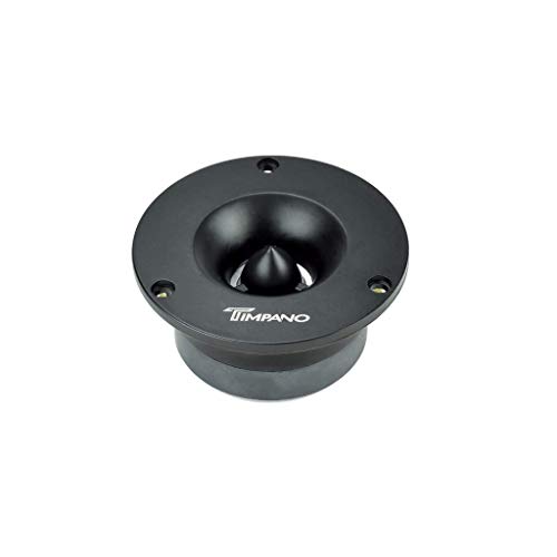 Timpano TPT-ST3 3.75 Inch Super Tweeter Black, 4 Ohm, 500 Watts Peak, 105 dB Bullet, 1 in Voice Coil, Pro Car Sound System Bullet Tweeters (Pair)