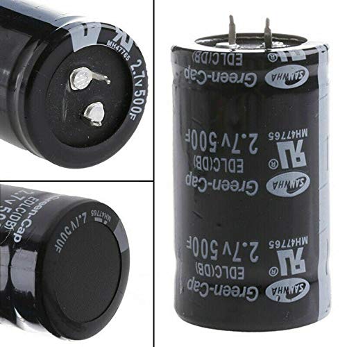 6PCS Super Capacitor 2.7V 500F 35X60mm Suitable for Automotive Rectifiers Super Farad Capacitor