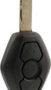 KeylessOption Keyless Entry Remote Control Car Key Fob Smooth Style Replacement for LX8 FZV