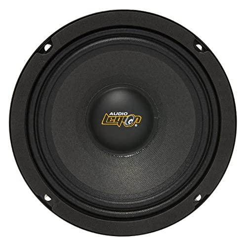 Audio Legion ME6 6.5" 200 Watt Midrange Speakers - High Clarity and Maximum Output Loudspeakers - Durable Steel Pro Audio Speaker with Wide Frequency Range - Car Speakers - Pair