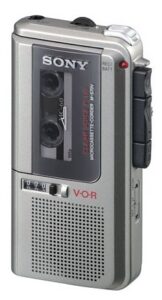 sony m-570v microcassette voice recorder