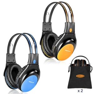 simolio dual channel universal ir car headphones with volume limited, vehicle compatibility listed in q&a for double check, work with most dvd systems, wireless automotive headphones for kids car trip