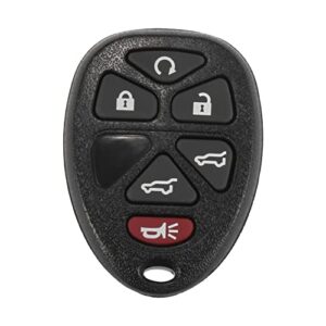 x autohaux 315mhz ouc60270 15913427 replacement keyless entry remote car key fob for chevrolet suburban for chevy tahoe for gmc yukon for for cadillac escalade 2007-2013 6 buttons