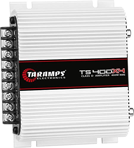 Taramps TS400X4 Full Range 2 Ohm 4 Channel 400W Class D Car Audio Amplifier