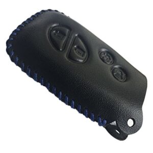 RPKEY Leather Keyless Entry Remote Control Key Fob Cover Case Protector Compatible with ES350 GS300 GS350 GS430 GS450h ISC IS250 IS350 LS460 LS600h HYQ14AAB 89904-50380 89904-30270