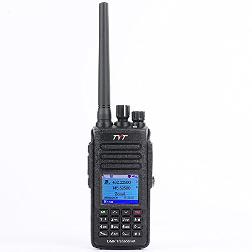 TYT MD-UV390 Dual Band VHF UHF DMR Radio W/GPS Waterproof Dustproof IP67 Walkie Talkie w/Free Cable