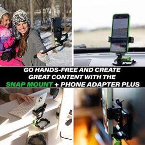 SNAP Phone Adapter Plus – GoPro Style Mount Attachment for Any Phone Compatible with Apple iPhone, Samsung Galaxy, Google Pixel, Nokia, HTC