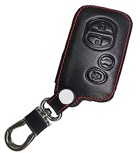 KAWIHEN Leather Smart Remote Key Fob Case Keyless Entry Case Holder Cover For Toyota Avalon Camry Corolla Highlander Prius RAV4 Venza HYQ14ACX HYQ14AAB HYQ12ACX HYQ14AEM