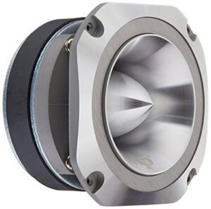 audiopipe 400w max aluminum tweeter(sold each) diamond chrome cutting finish, black