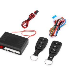 NOWIGOT with 2 Remote Control, 12v Auto Remote Central Kit Universal Car Door Lock Vehicle Keyless Entry System