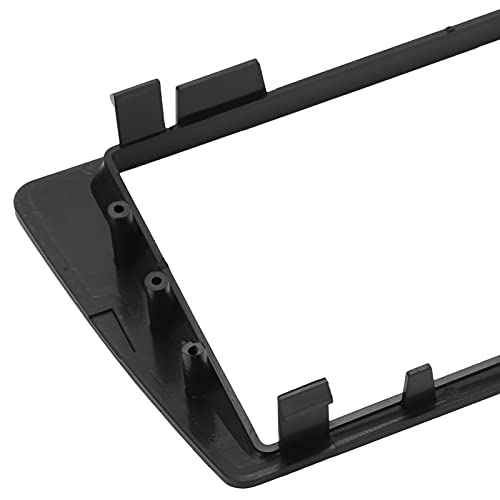 Aramox 2Din ABS Radio Stereo Fascia, Dash Frame Trim Dash Stereo Bezel Replacement, Fit for Civic LHD 2001-2005, Black